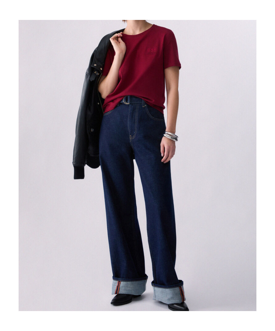 LIU JO Liu Jo Flared Turn-Up Jeans